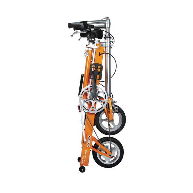 CarryMe | Compact Foldable Bike | Amber Orange – PacificCarryMe